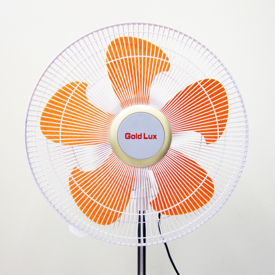 GOLD LUX 18-inch Stand Fan [4 Speed] (White)